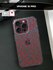 Чехол на Apple iPhone 15 Pro / Айфон 15 Про с принтом "Легкие бордовые сердечки"