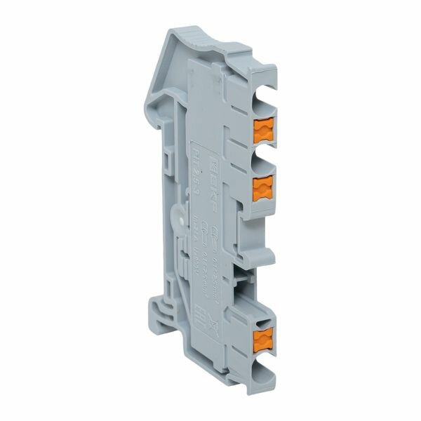 Колодка клеммная пружинная 2.5 Push-in 3 вывода сер. PIT-2.5-3, EKF PIT-2,5-3 (85 шт.)
