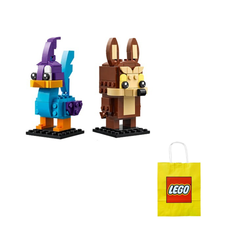 Конструктор LEGO Brick Headz BB Bird and Skewed Wolf, 1371905650