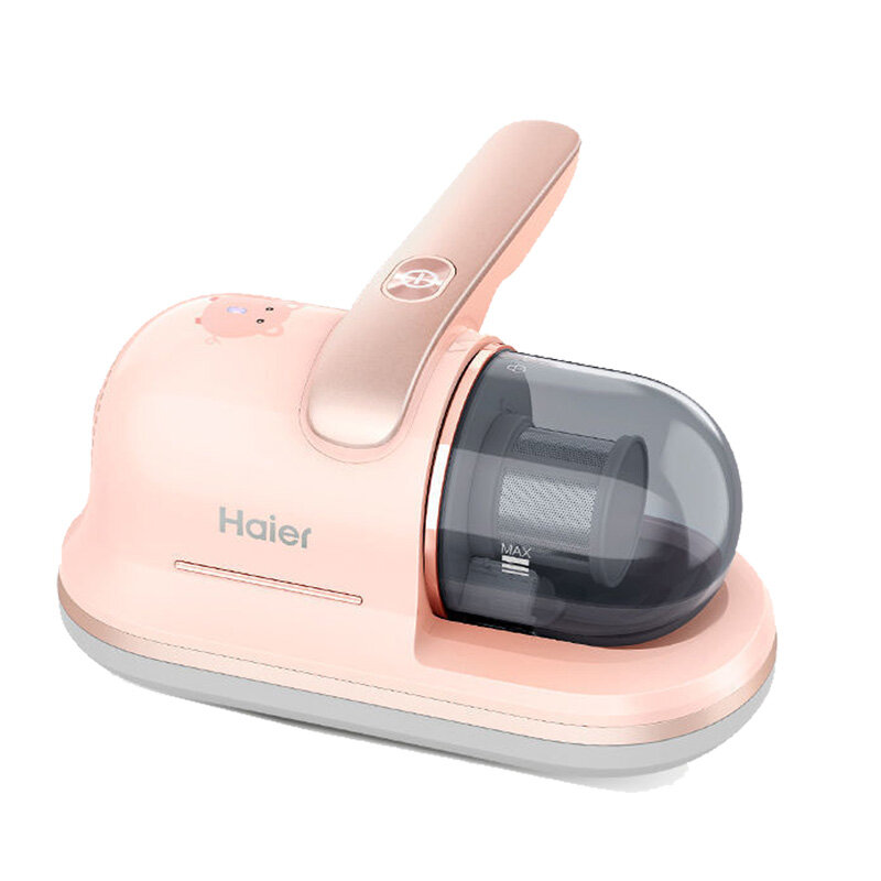 Удалитель пылевых клещей Haier, розовый, мощность 600 Вт, компактный, эффективен против аллергентов
