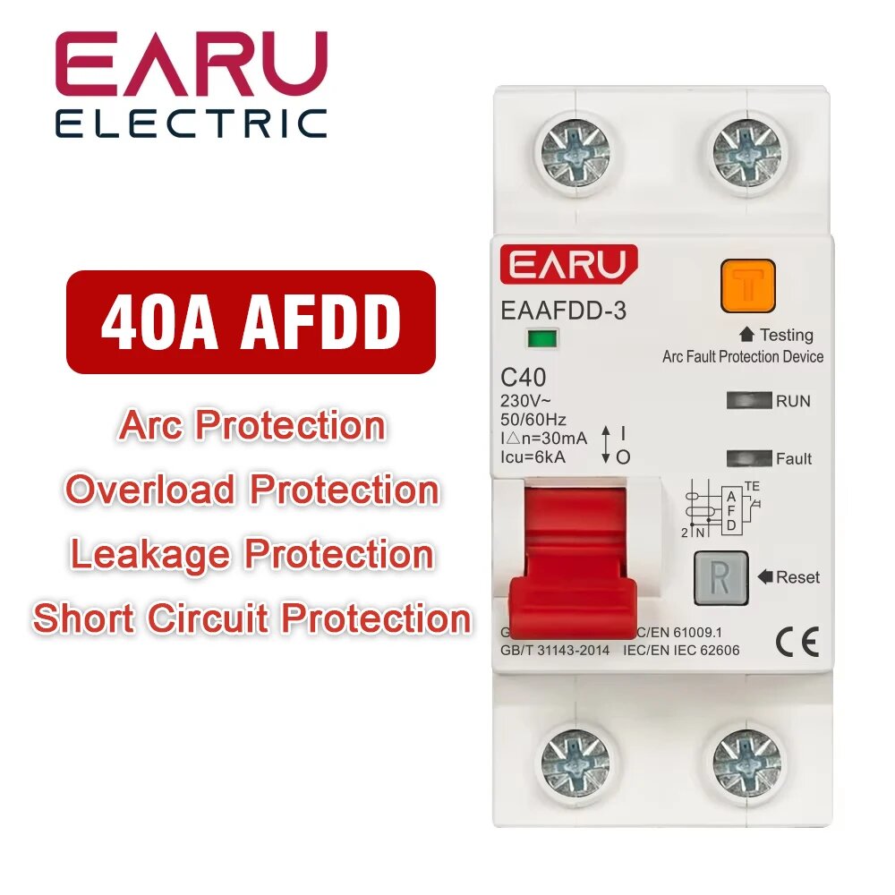 Автоматический выключатель EARUELECTRIC 40А AFDD