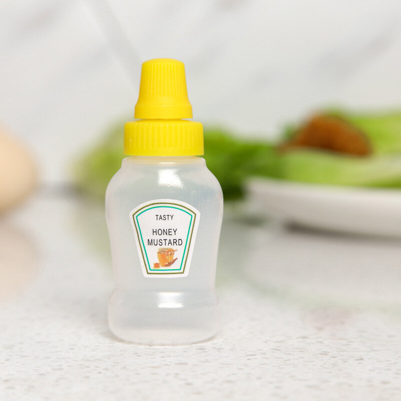 Квадратная бутылка для соуса Мини-портативная бутылка для соуса Обед Салат Соус Кетчуп Пластиковая приправа для розлива