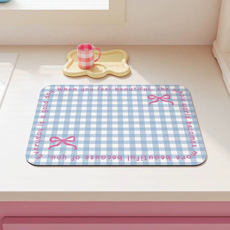 Xipipiplab кухонная столешница сливной коврик для посуды миски и палочки для еды изолированная подставка обеденный стол