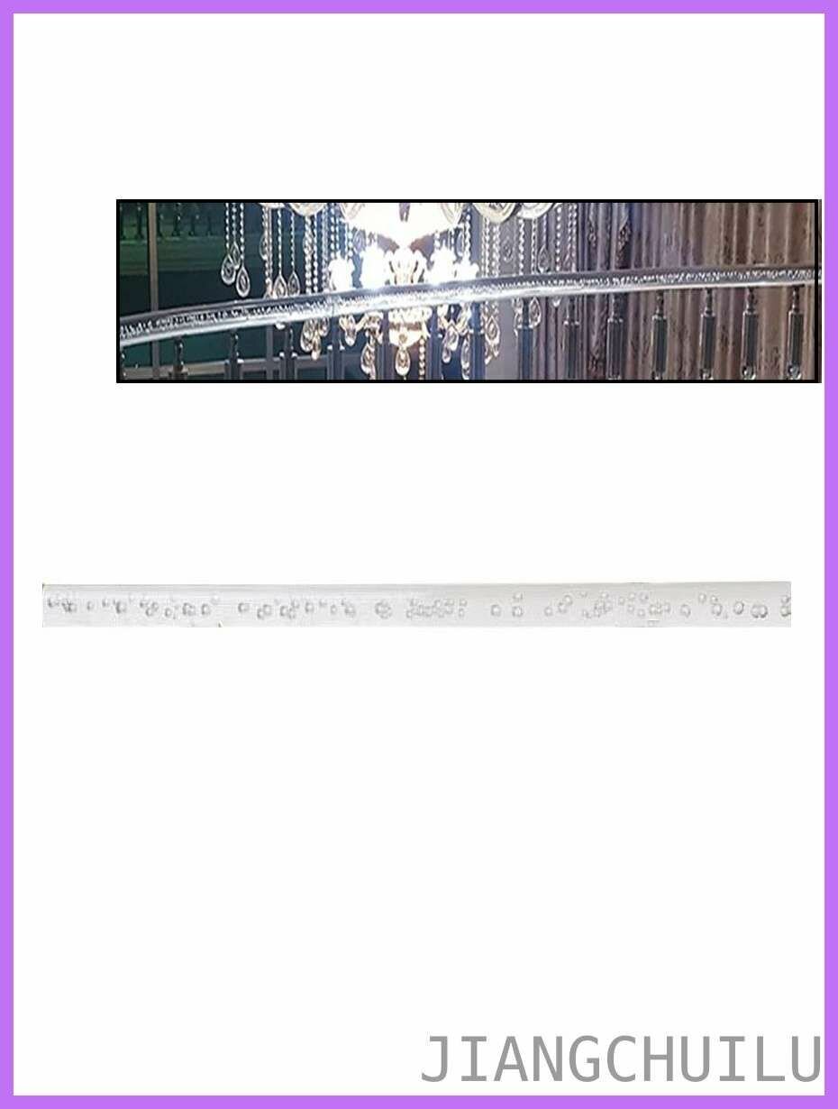 Поручень для лестницы, Ограждение с хрустальными пузырьками, Диаметр 50 мм