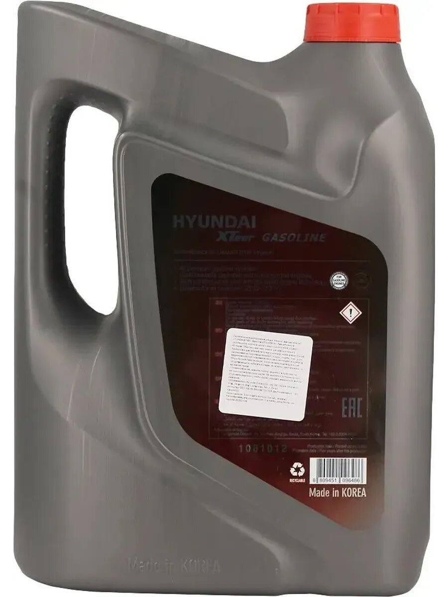 Синтетическое HYUNDAI XTeer Gasoline G700 10W-30, 6 л