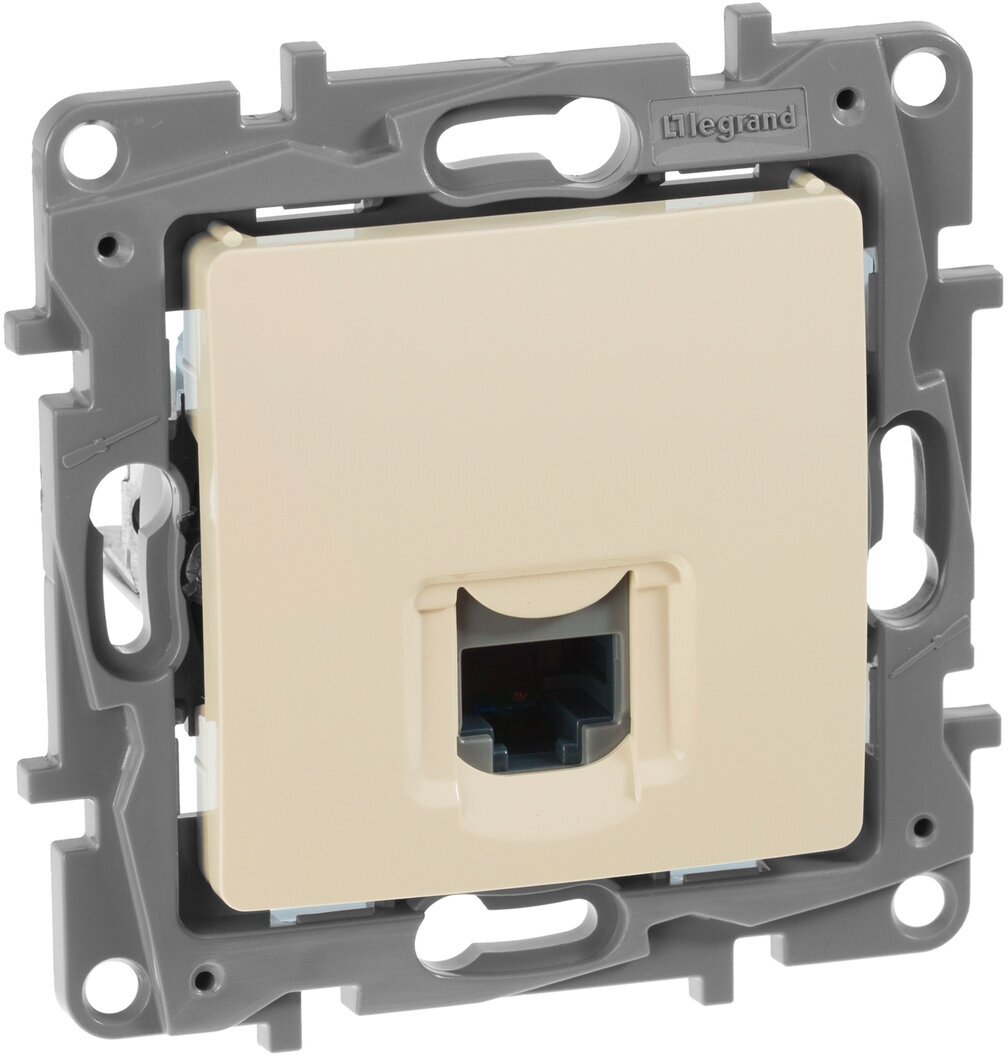 Legrand Etika Слоновая кость Розетка комп (RJ45) 5 категория UTP (комплект 2шт)