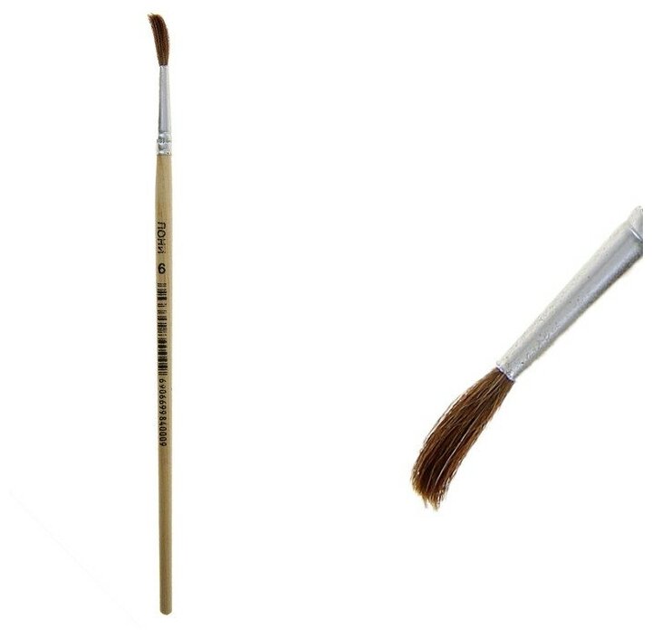 Кисть круглая, «Пони», № 6 (10 шт)