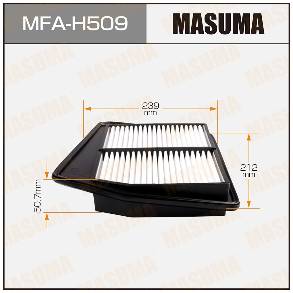 Фильтр воздушный Honda Accord (CU) 08-13 2.4, K24Z3 MASUMA