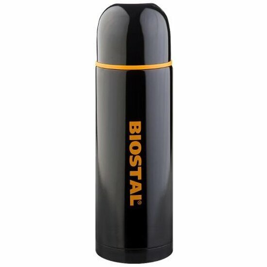 Термос Biostal спорт, черный, 1 л