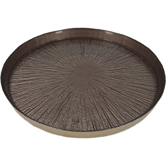 Тарелка Аксам "Viсtoria Marrone" с бортом, 32 см (16580/B)