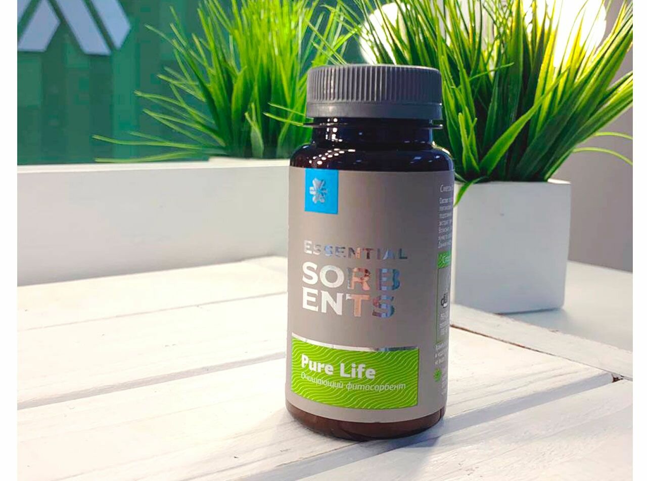 Очищающий фитосорбент Pure Life Essential Sorbents 80г