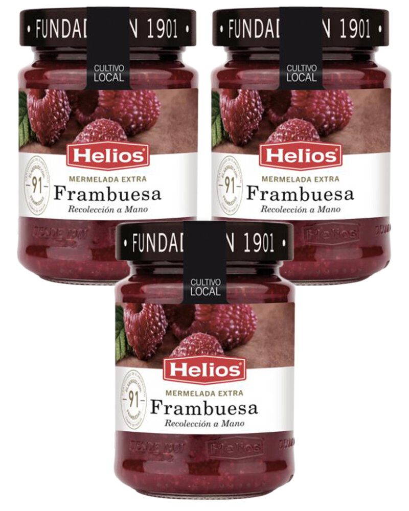 Конфитюр Helios из малины Extra 340 гр. - 3 шт.