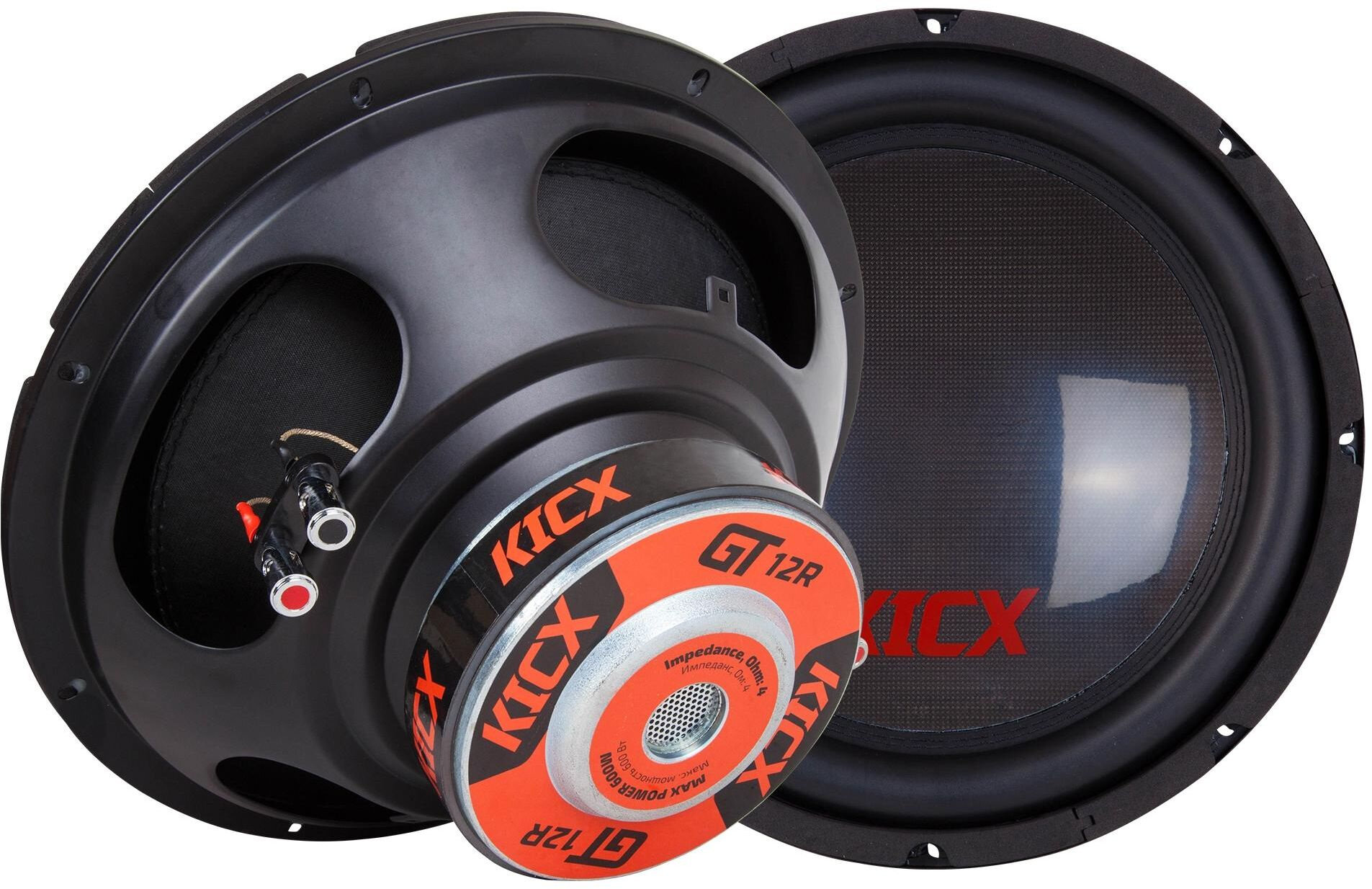 Сабвуфер автомобильный Kicx GT-12R 300Вт пассивный (30см/12")