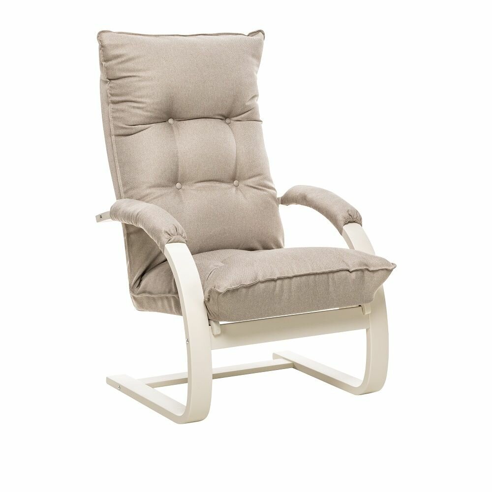 Кресло трансформер Монако, Слоновая кость, рогожка Malmo 05