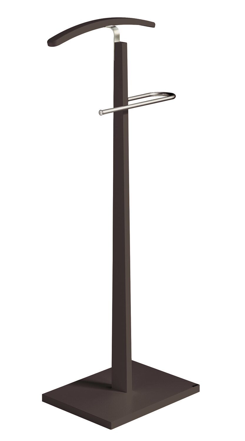 Вешалка костюмная деревянная Herdasa Galan-303 wenge, Испания, напольная, черная