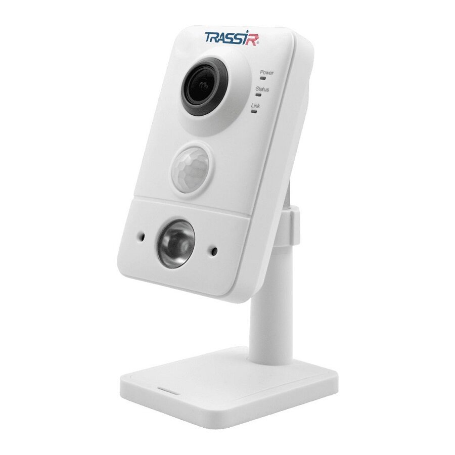 Камера видеонаблюдения IP Trassir TR-D7121IR1 v6 2.8-2.8мм цв. корп: белый — фото 1