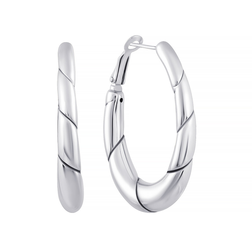 Серьги ЗлатаМира, серебро, 925 проба