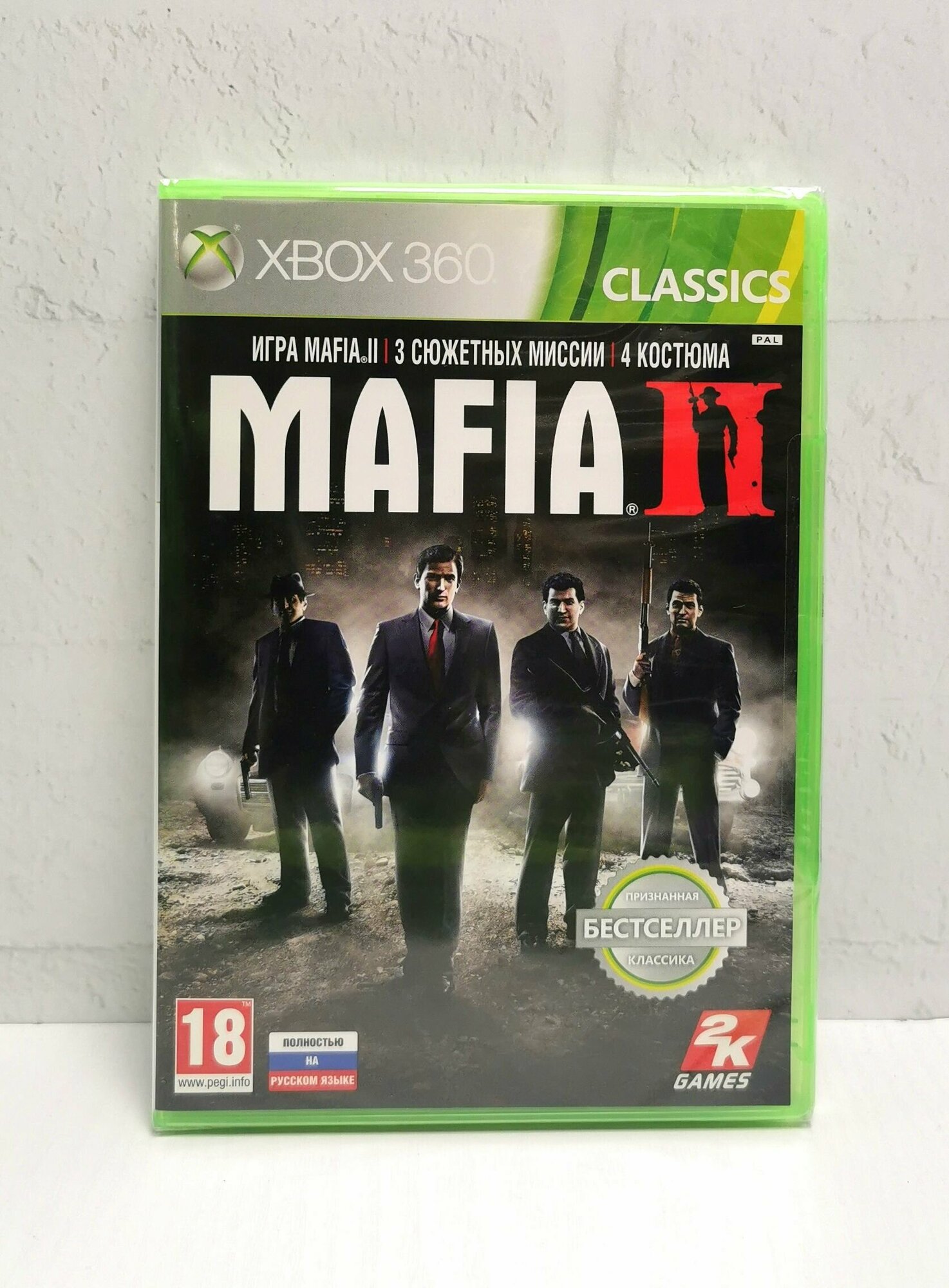 Mafia 2 (II) Полностью на русском Видеоигра на диске Xbox 360. Товар уцененный