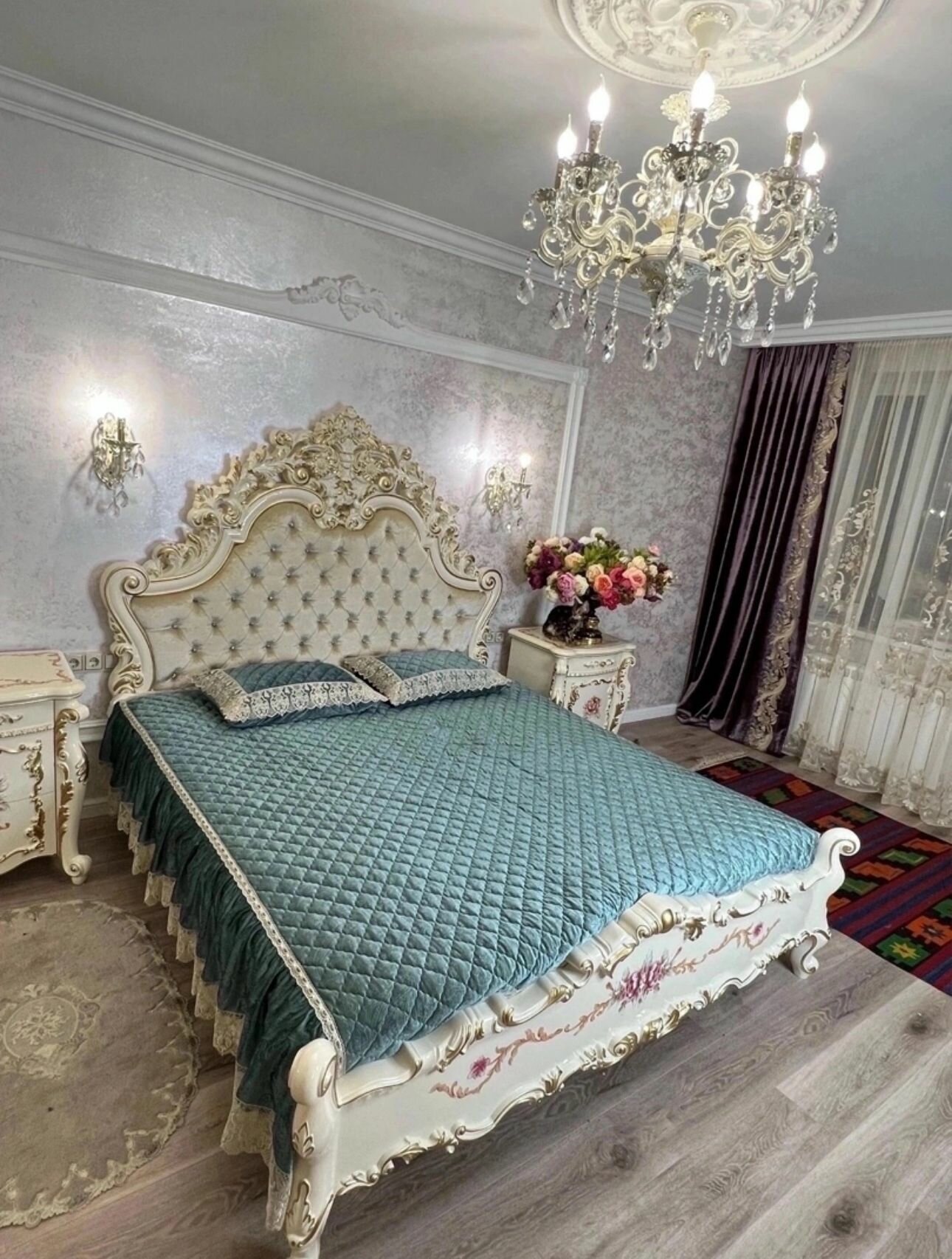 Покрывало на кровать с наволочками, Покрывало на кровать 220х240см и 2 наволочки 50х70см