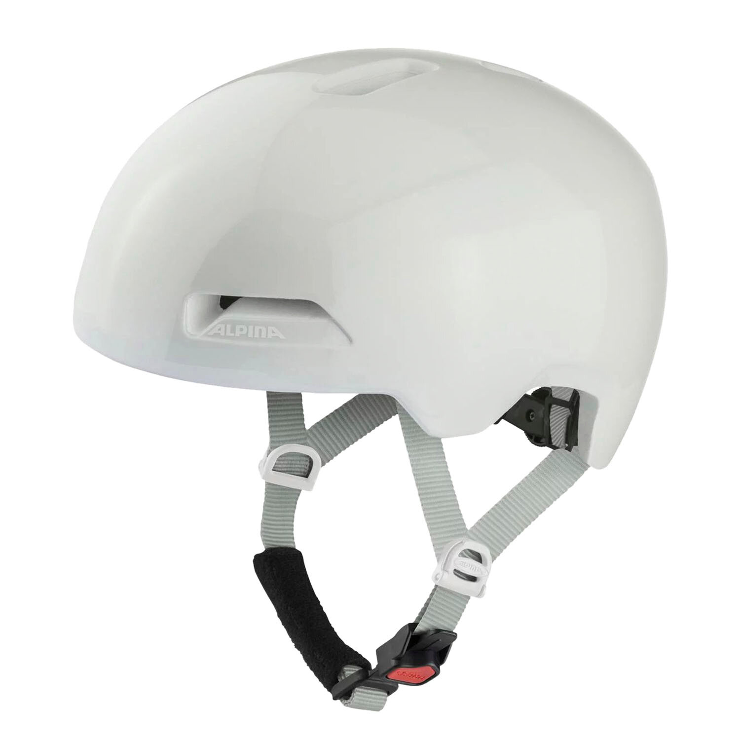 Велошлем ALPINA Haarlem White Gloss (см:52-57)