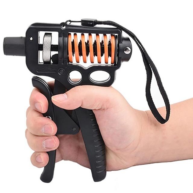 Эспандер кистевой пружинный для пальцев рук, спортивный универсальный тренажер для реабилитации и занятий дома ручной мужской тренировочный инвентарь, регулируемое сжатие 15-50 кг армрестлинг