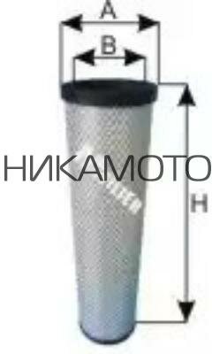 M-FILTER A840/1 фильтр воздушный! вставка H562 D149.5 d109.6\ DAF/VANHOOL/VDL Omn