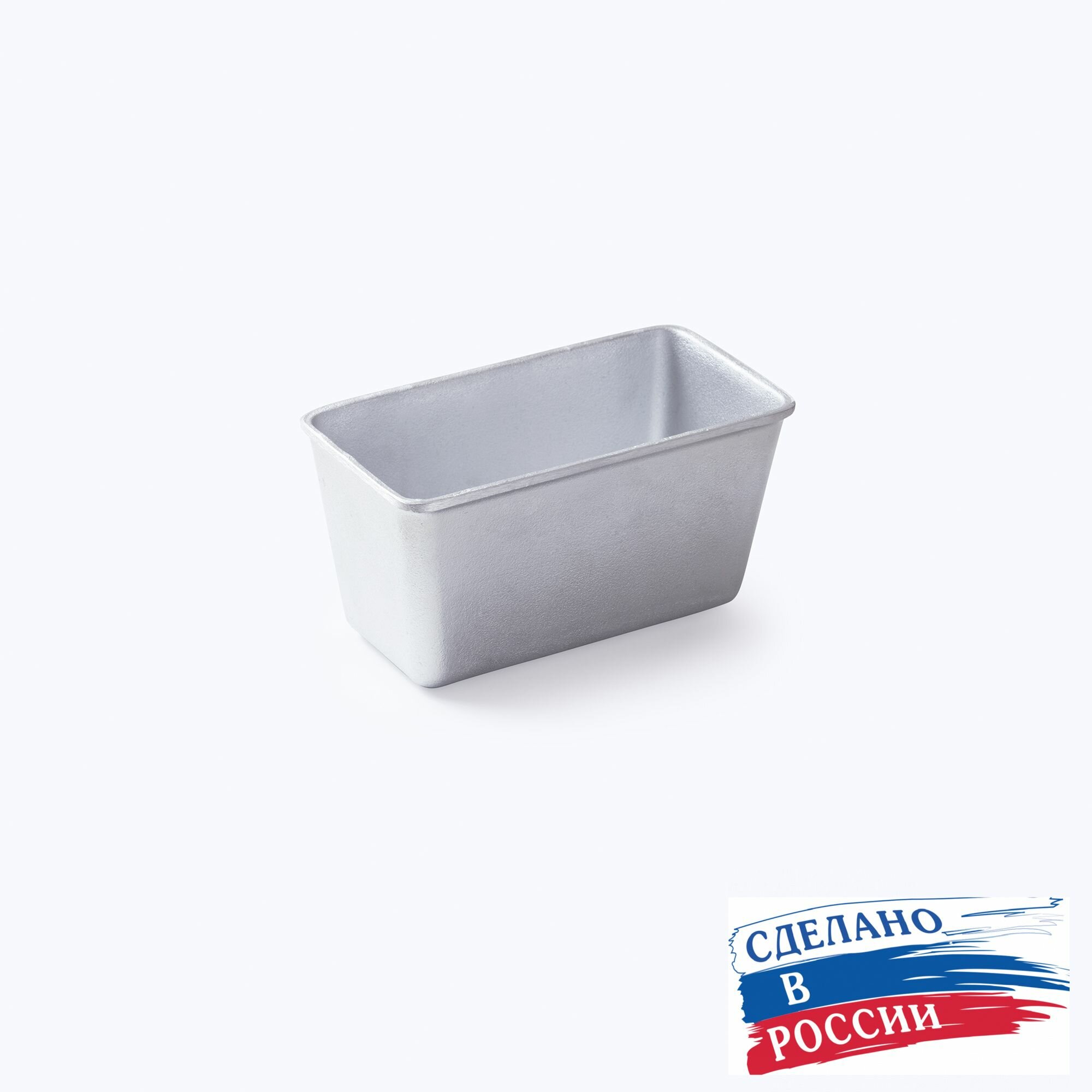 Форма для выпечки хлеба 193х100х100 мм (литой алюминий, Россия)
