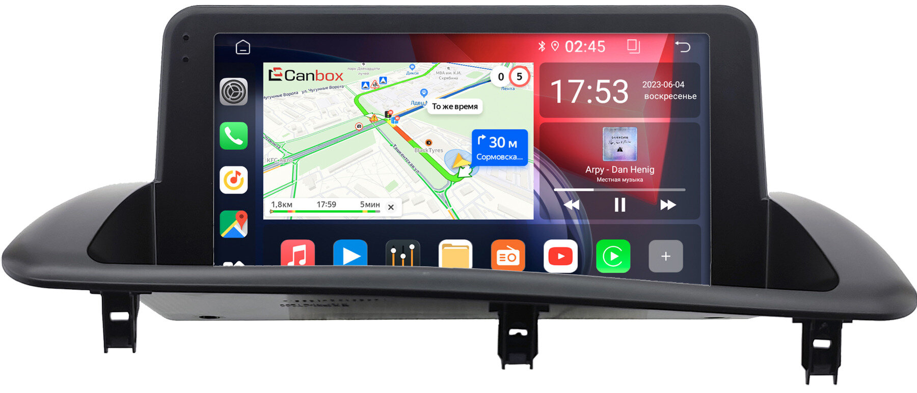Штатная магнитола Lexus CT200 2010-2018 (авто с макс. комплект.) Canbox GTR9-1524 4/64 Android 10 (IPS, DSP, CarPlay)