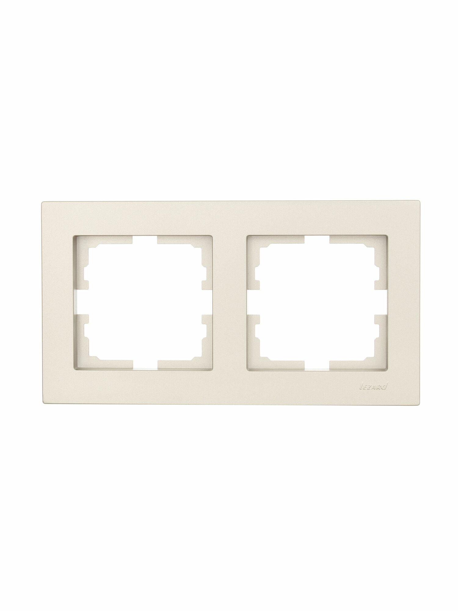 Рамка 2-ая горизонтальная б/вст VESNA титан