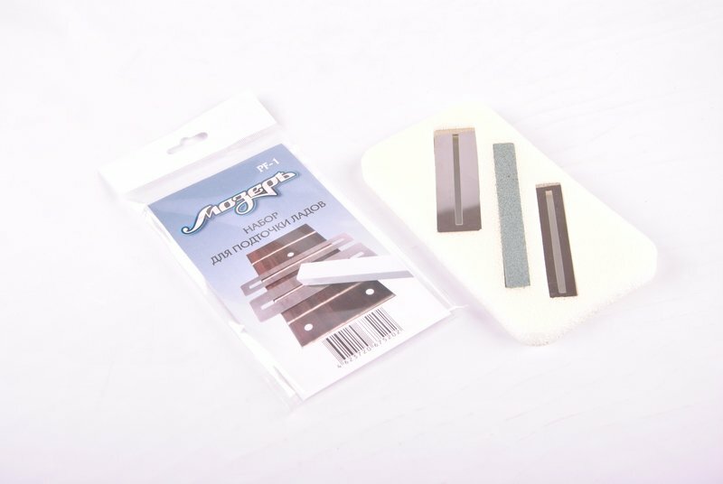 Набор Мозеръ "PF-1", для доводки ладов гитары, 2 предмета, бесцветный