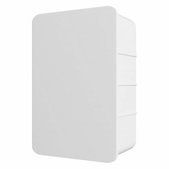 ЭРА заглушка воздуховода 55х110 мм из пластика белого цвета для вентиляционной системы