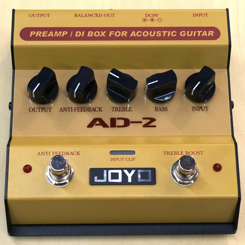 Педаль эффектов Joyo AD-2 Acoustic Guitar Preamp/DI