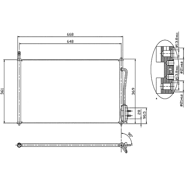 STELLOX 1045001SX (1045001_SX / 1062380 / 1086354) радиатор кондиционера Ford (Форд) Focus (Фокус) all 98-04