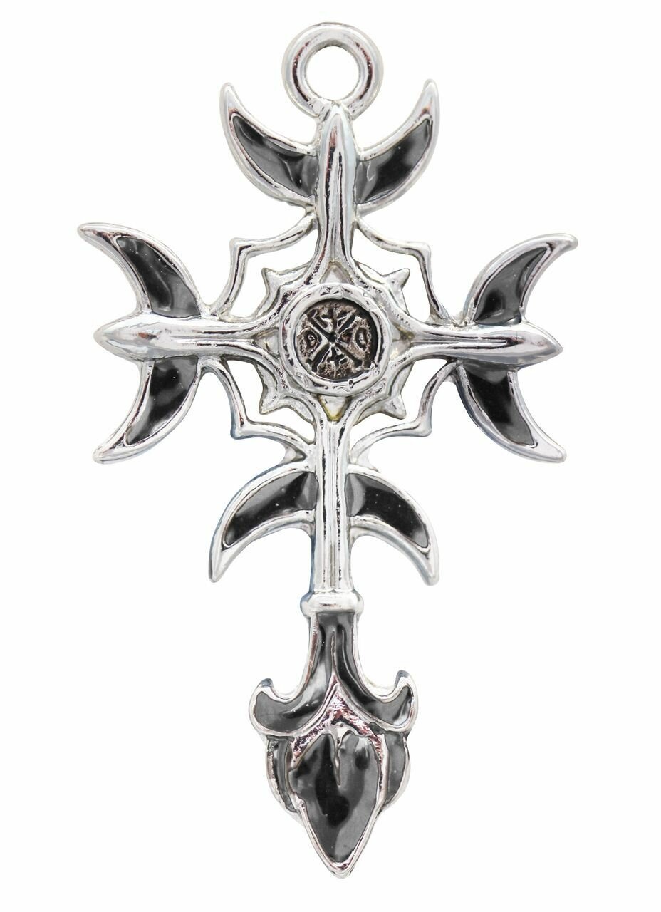 Подвеска Готический Лунный крест Gothic Moon Cross