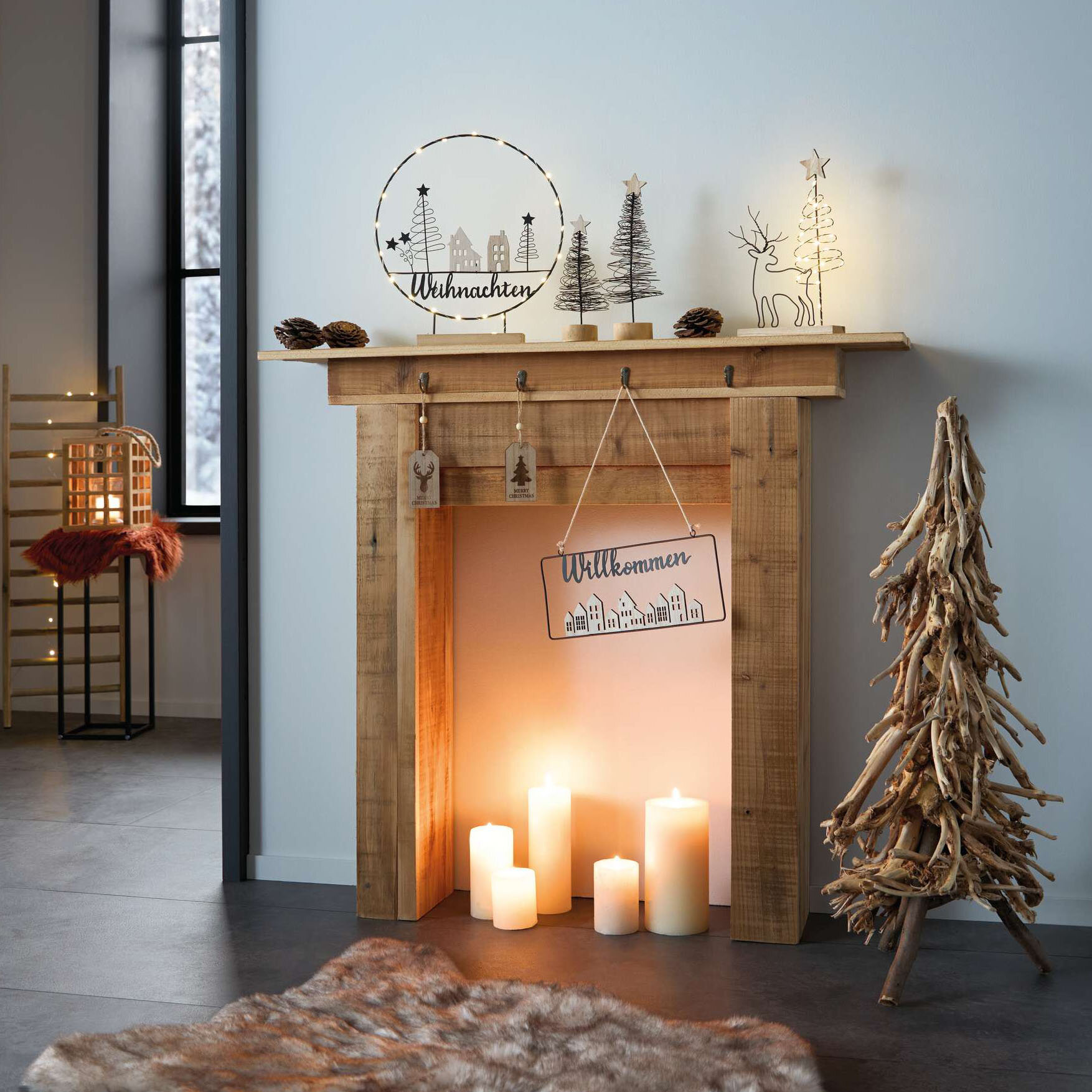 Каминный портал "Рустикал"