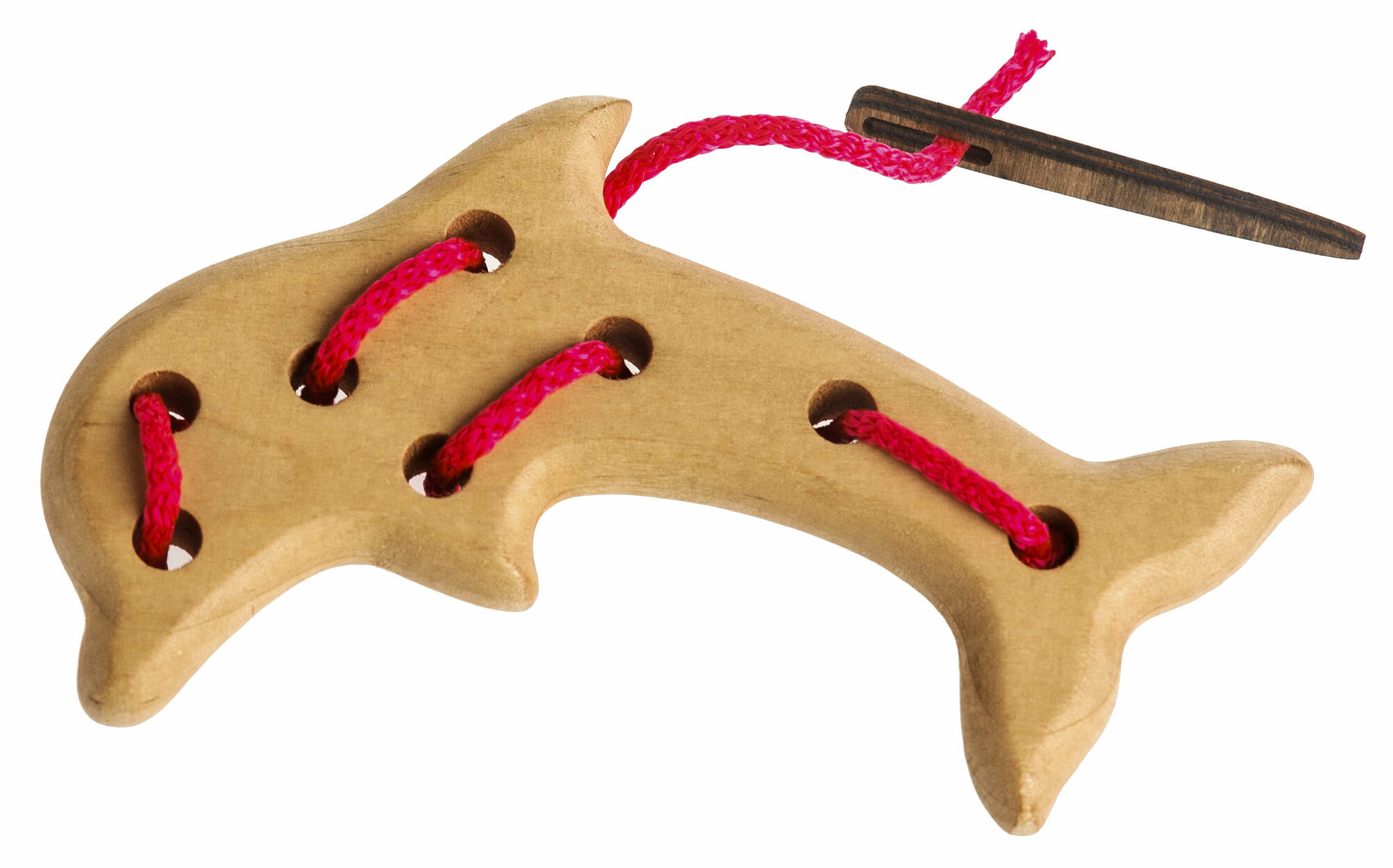 Шнуровка деревянная "Дельфин"