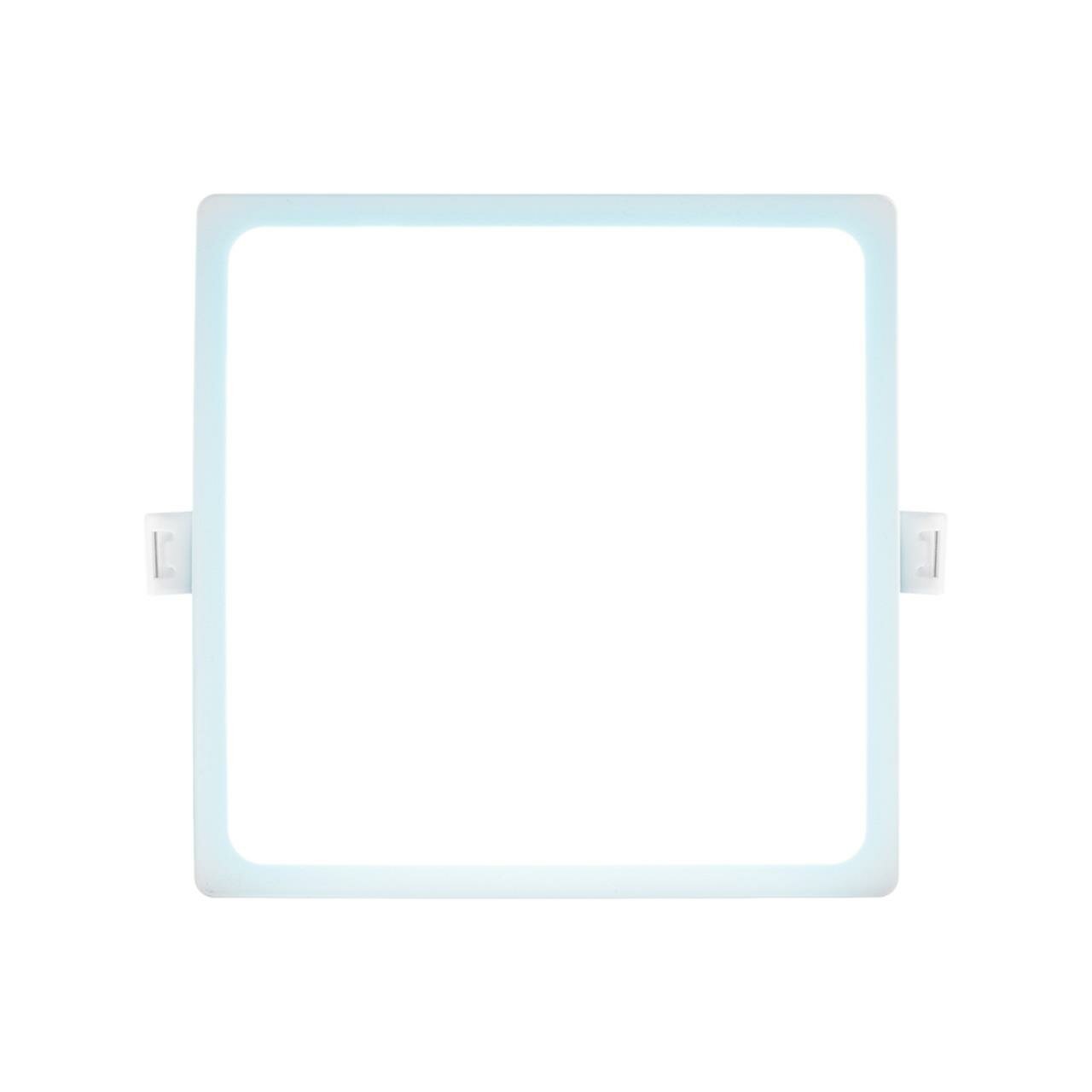 06-59 Светодиодная панель встраиваемая квадр. 220В, 15Вт, CRI:80Ra, 1200Лм, 145x129 мм, алюминиевый