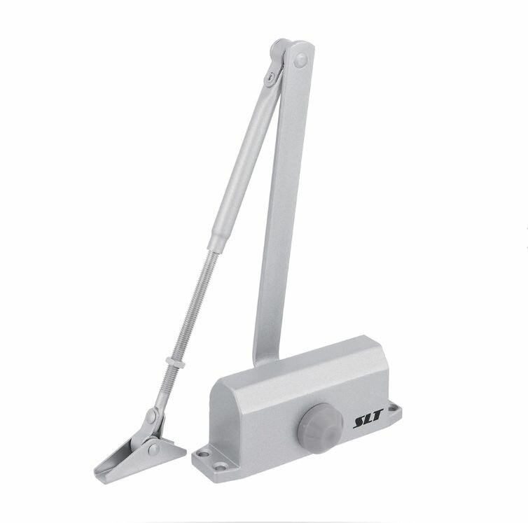 Дверной доводчик SLT DC045 до 45 кг серебро