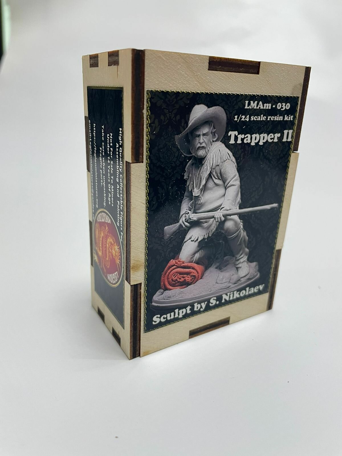 LMAm-030 Trapper Фигурка для моделирования. Legion Miniatures масштаб 1/24
