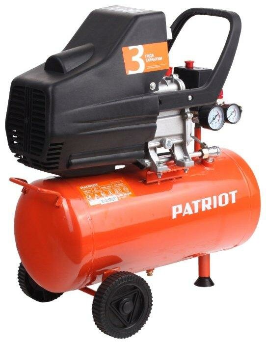 Компрессор масляный Patriot Euro 24-240, оранжевый