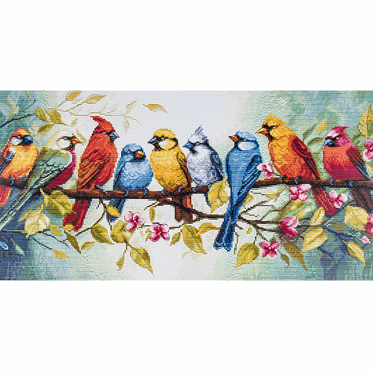 Набор для вышивания крестиком 'Песня птиц', 43*22 см, Luca-S