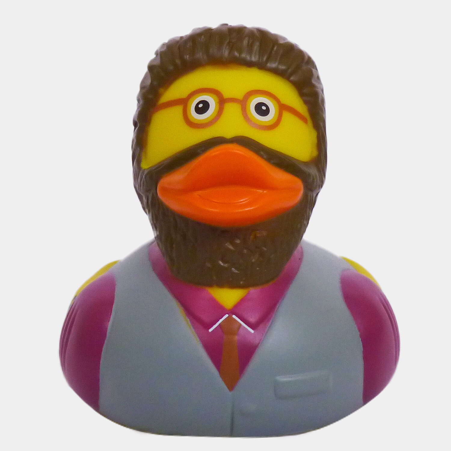 Игрушка для купания в ванной Funny Ducks Хипстер уточка, сувенир, от 3 лет