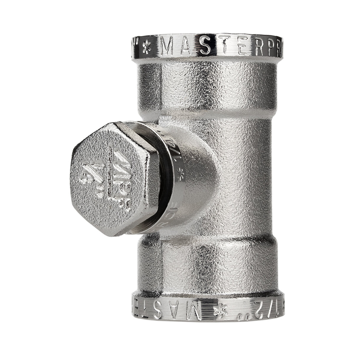 Тройник под манометр MPF 1-2"х1-4"х1-2", внутренняя-внутренняя-внутренняя