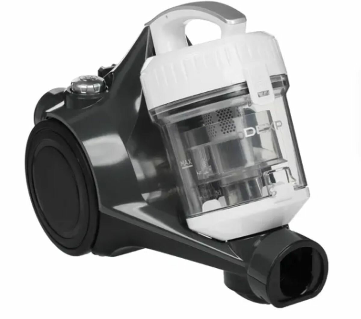 Пылесос DEXP M-1200, контейнер 1,3 л, телескопическая труба, серый