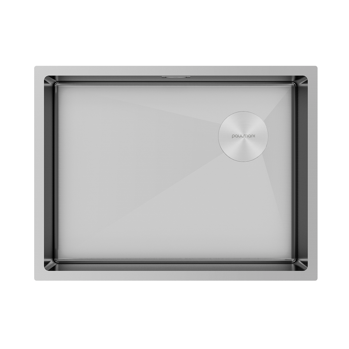 Кухонная мойка Paulmark NEXT-SKEW 58 UNI PM885844-BS брашированная сталь Нержавеющая сталь