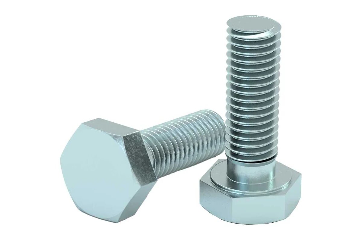 Система КМ Шестигранный болт DIN 933 М6x16 мм, сталь, класс прочности 8.8, упаковка 200 шт