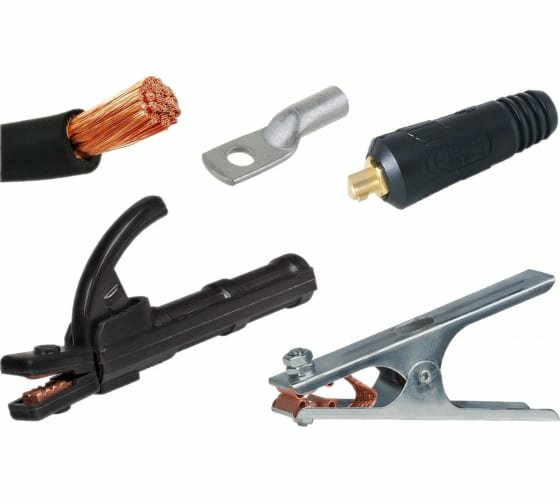 Кабель для сварки комплект Парма КСП-10-3 оптима (КГ1х10 медь , 3+3м в сборе)