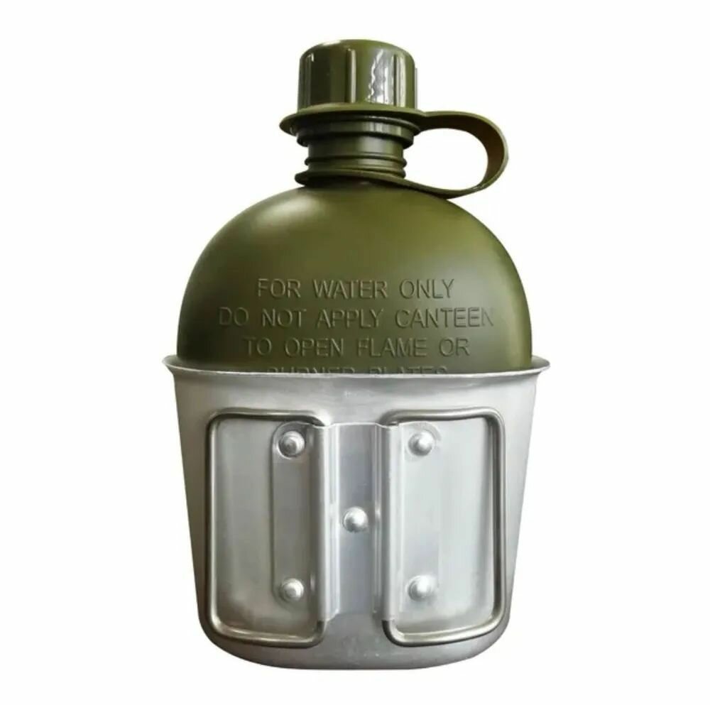 Фляга тактическая с котелком