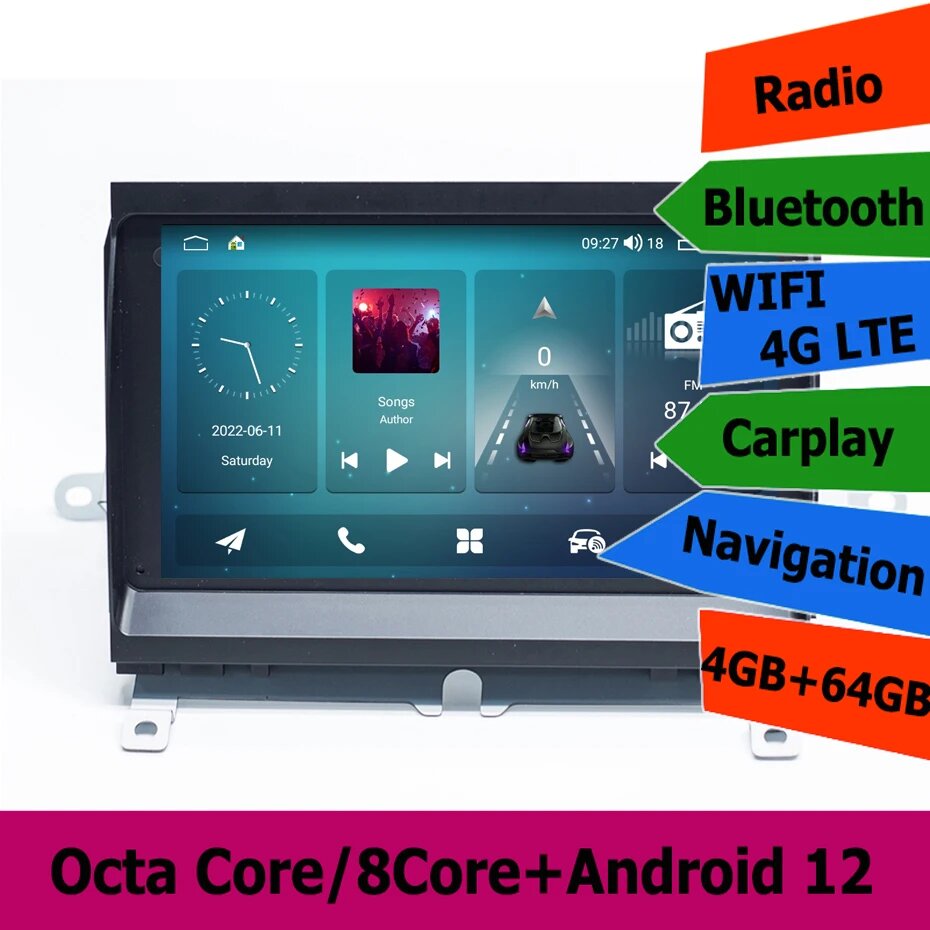 7-дюймовый Android 12 автомобильный радиоприемник, стерео плеер для Land Rover Discovery 3 4GB 64GB