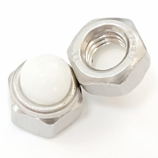 Гайка DIN 986 Море-метизов А2, колпачковая самоконтрящ, М6, 50 шт GAYKA986A2М650М